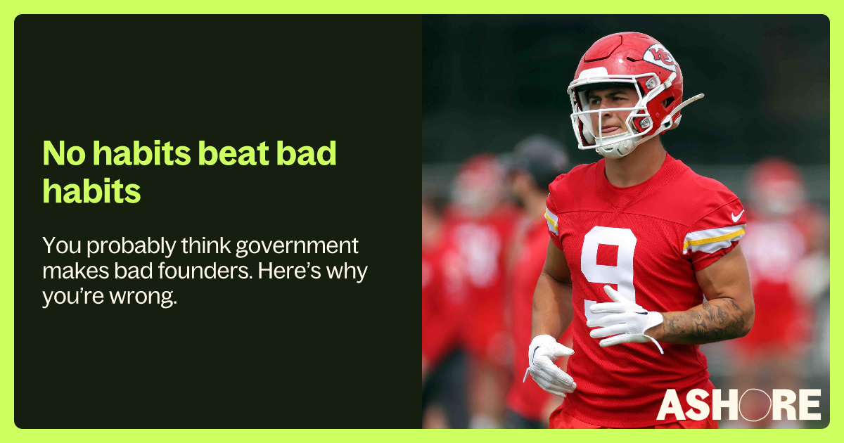 No habits beat bad habits